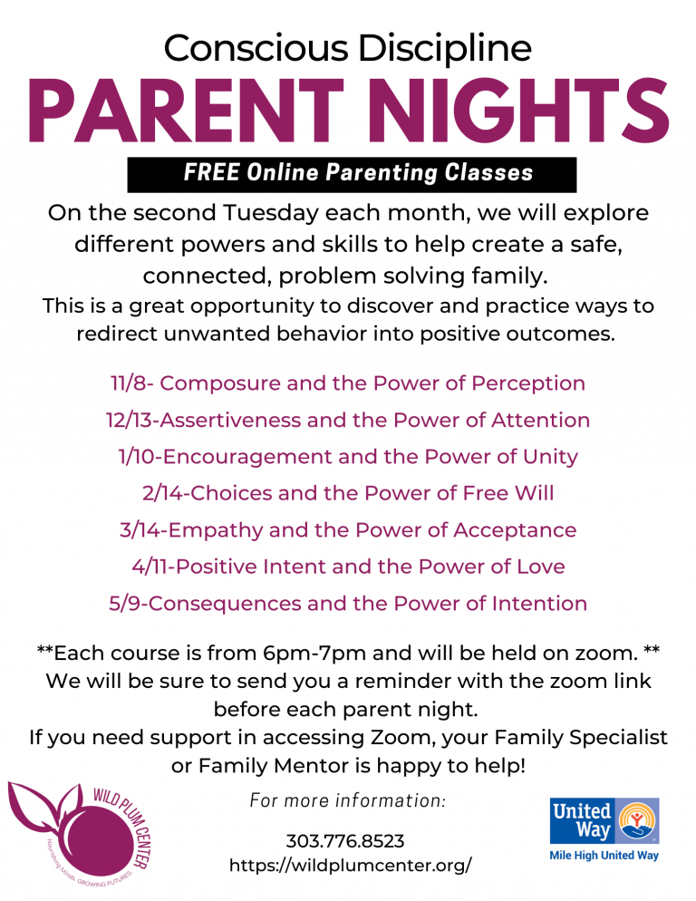 Parenting Classes – Wild Plum Center