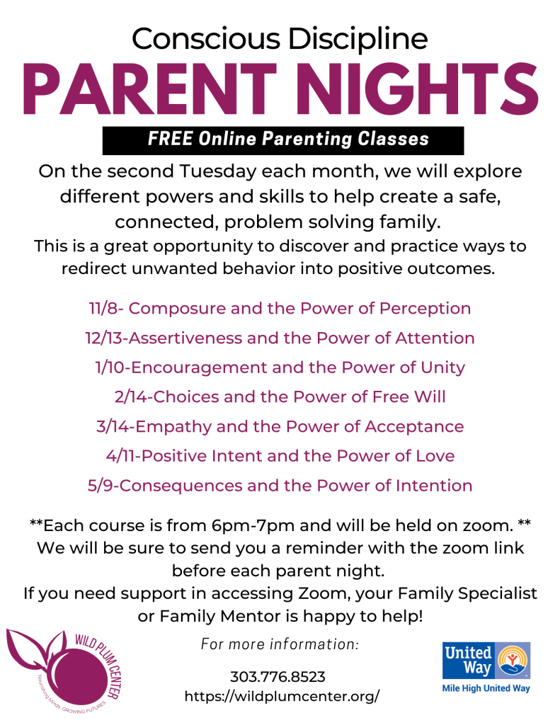 Parenting Classes – Wild Plum Center